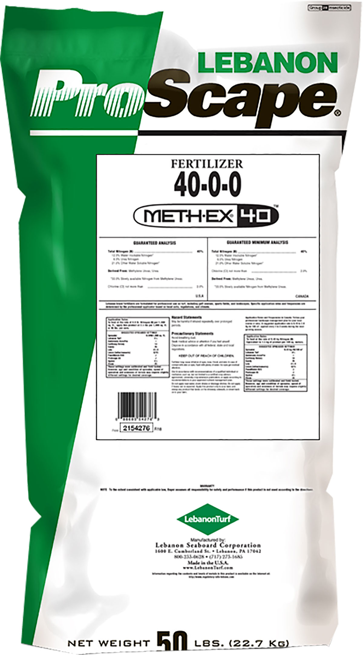 ProScape 40-0-0 100% Meth-Ex | LebanonTurf