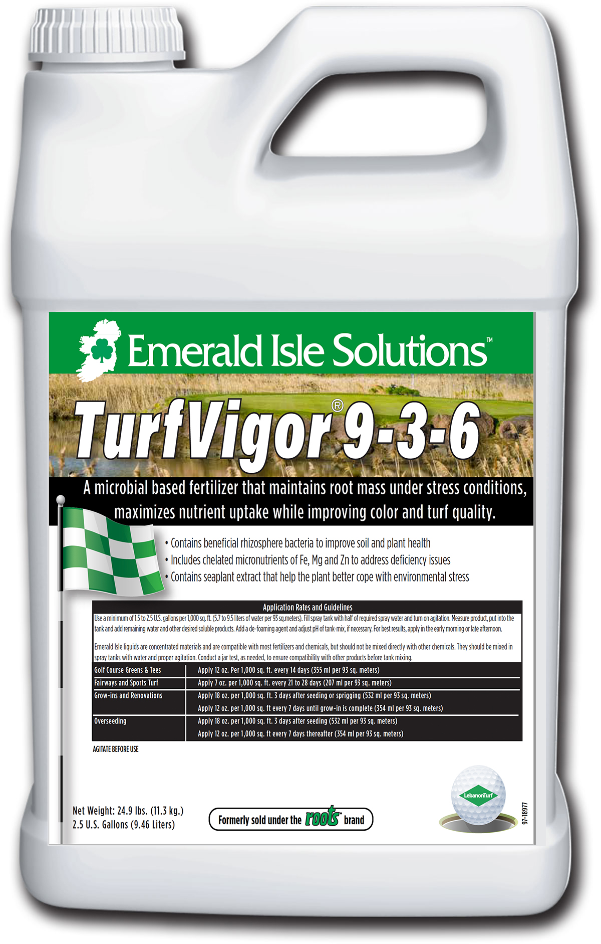 Emerald Isle TurfVigor 9-3-6 | LebanonTurf
