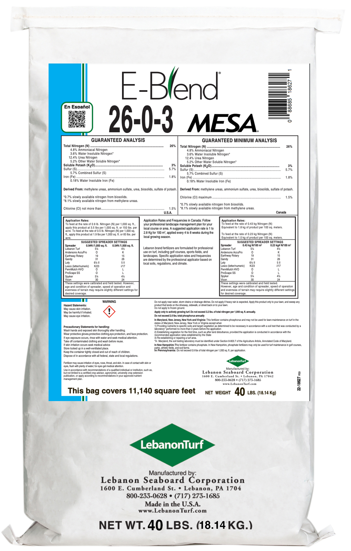 E-Blend 26-0-3 is a more sustainable turf fertilizer that incorporates ...