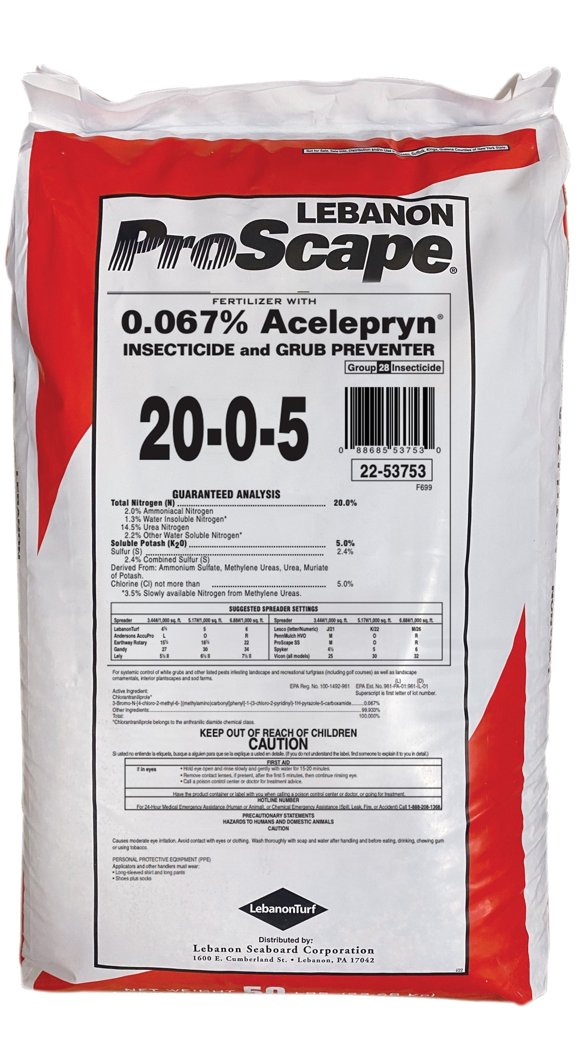 ProScape 20-0-5 30% MESA .067 Acelepryn | LebanonTurf
