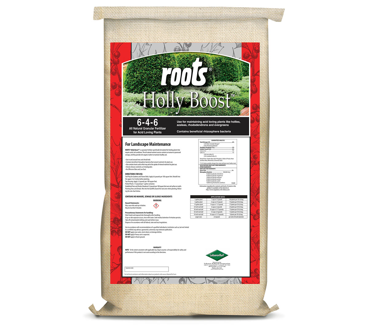 Roots Holly Boost 6-4-6 | LebanonTurf