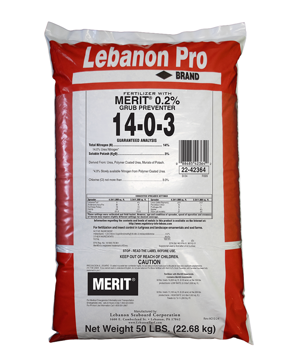 Lebanon Pro 14-0-3 35% PCU .2 Merit | LebanonTurf